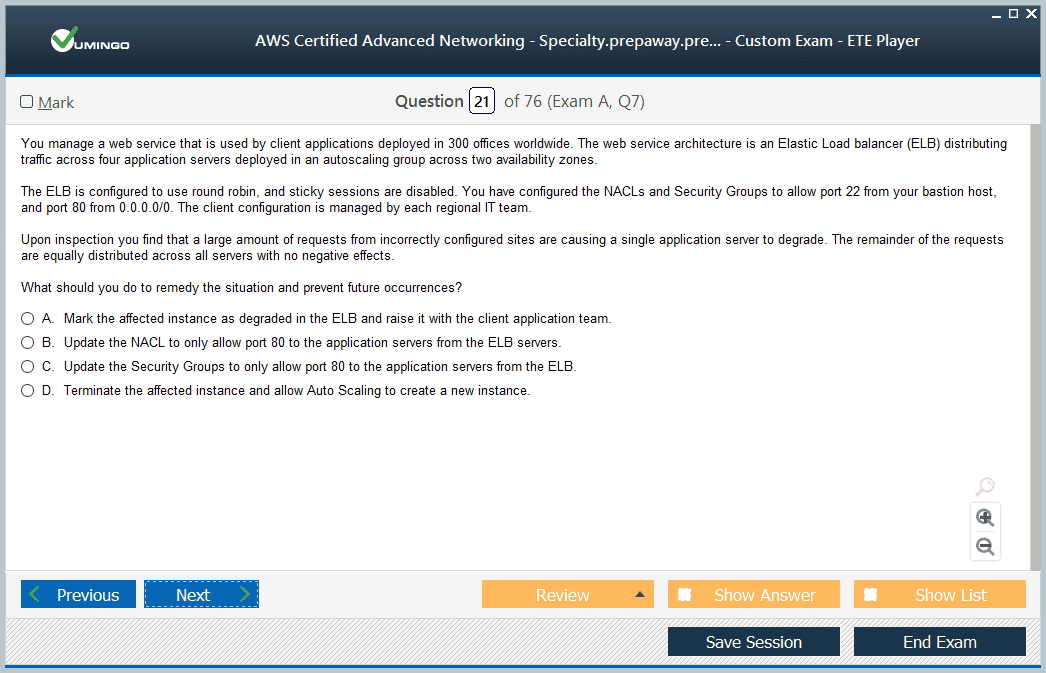 Amazon AWS Certified Advanced Networking - Specialty Exam Dumps, AWS ... Amazon AWS Certified Advanced Networking - Specialty Exam Dumps, AWS ...