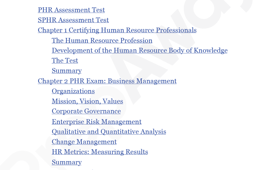 HRCI SPHR Exam Dumps, SPHR Practice Test Questions - PrepAway